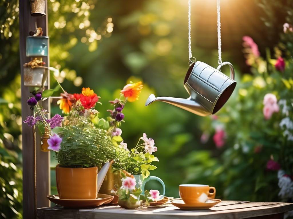 Jak zrobić oryginalne ozdoby do ogrodu z tego, co masz pod ręką ...